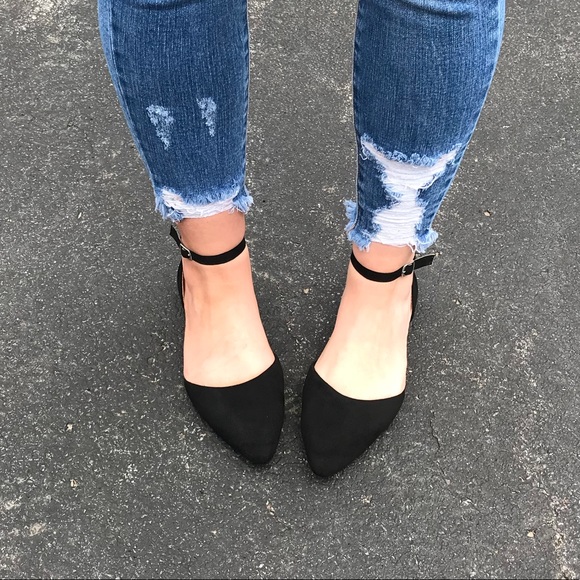 A Mermaid’s Epiphany | Shoes | Fiona Cut Out Flats In Black | Poshmark